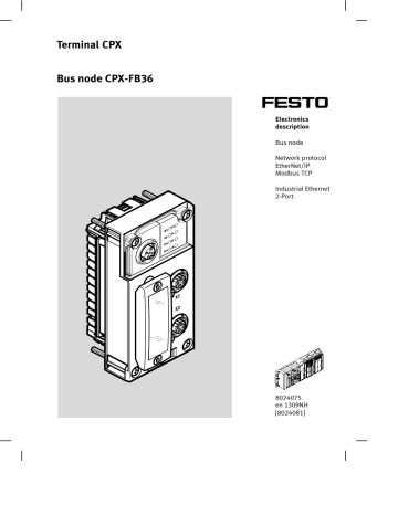 Festo CPX FB36 User Manual | Manualzz