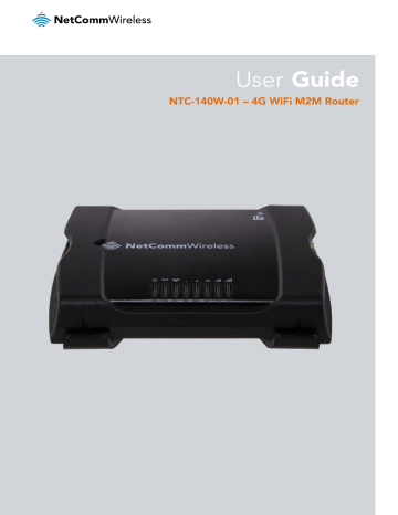 4G WiFi M2M Router NTC-140W 01 - User Guide | Manualzz