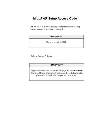ACU-RITE MILLPWR 2 Axes Operation Manual | Manualzz