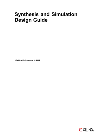 FPGA Design Guide - Synthesis and Simulation | Manualzz