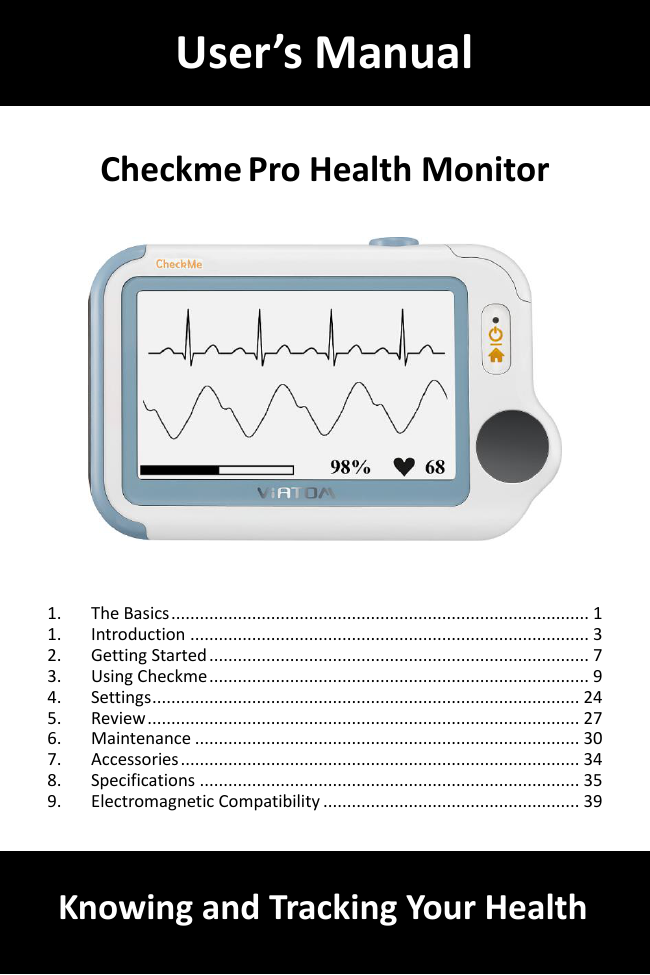 Viatom Checkme Pro Health Monitor User Manual | Manualzz