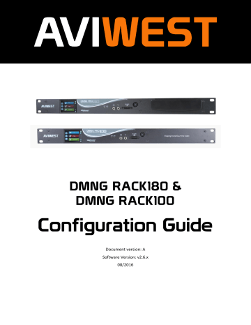 DMNG RACK180 & DMNG RACK100 Configuration Guide | Manualzz