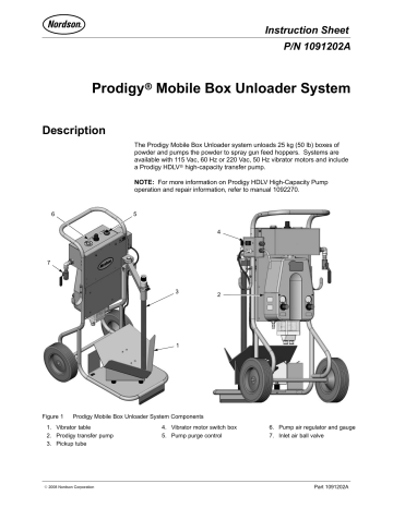 Nordson Mobile Box Unloader System Instruction Sheet | Manualzz