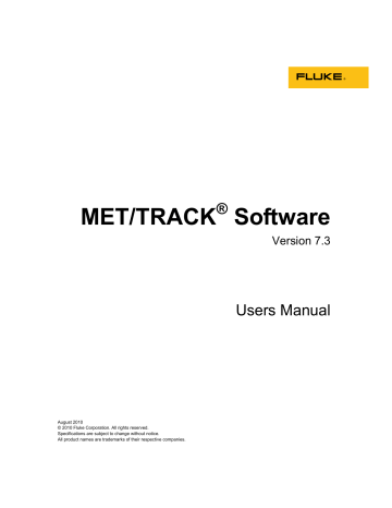 MET/TRACK 7.3 Users Manual | Manualzz
