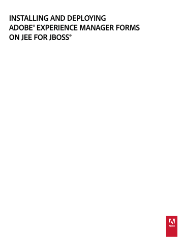 Adobe Experience Manager Forms on JEE User Guide | Manualzz