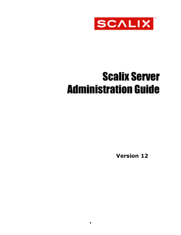 Scalix Server Scalix Server 12 Administration Guide | Manualzz