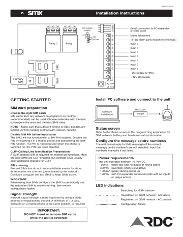 RDC SMX Installation Instructions | Manualzz