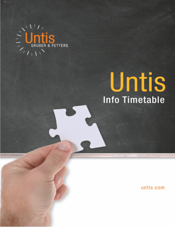 Untis Info Timetable User Manual | Manualzz
