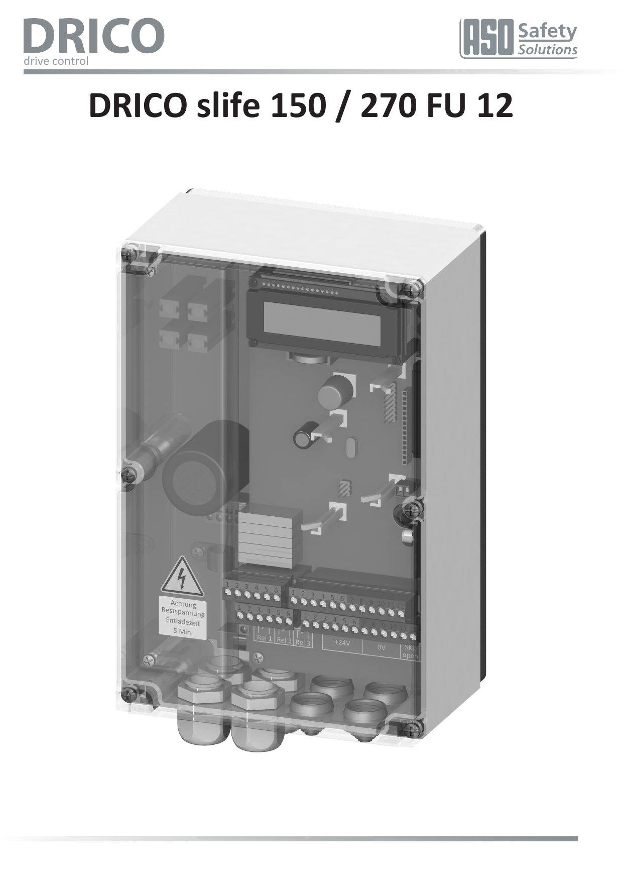 ASO Safety Solutions DRICO slife 150 FU 12 Operating Manual | Manualzz