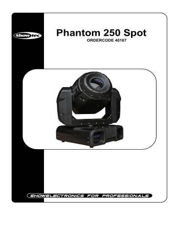 Phantom 250 Spot | Manualzz