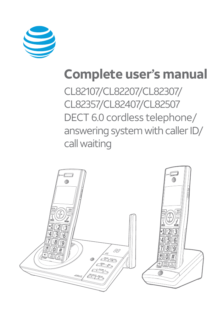 AT&T CL82207 User manual | Manualzz