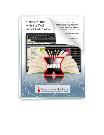 Interactive Brokers ActiveX API User Guide | Manualzz
