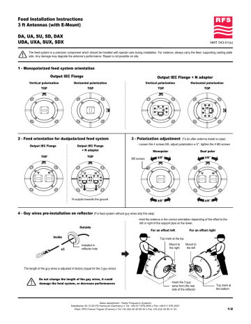 Feed System Installation Instructions | Manualzz