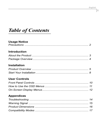 LCD Display User Manual | Manualzz