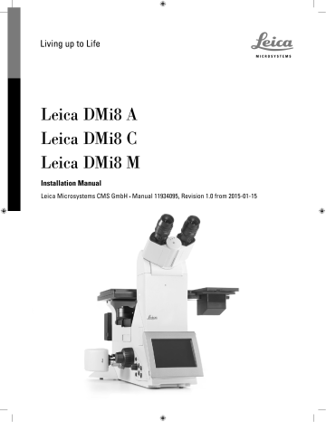 Leica DMi8 C Installation manual | Manualzz