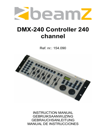 Beamz 240 DMX Controller Instruction Manual | Manualzz