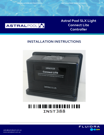 AstralPool SLX Connect Lite Installation Instructions | Manualzz