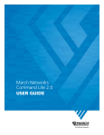 March Networks Command Client 1.6 User Guide | Manualzz