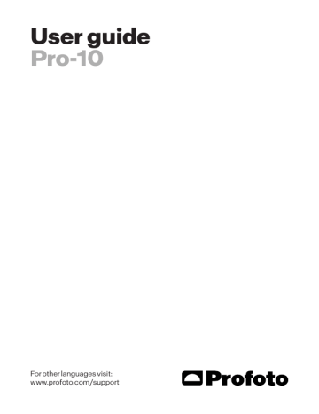 Profoto Pro 10 User Guide | Manualzz