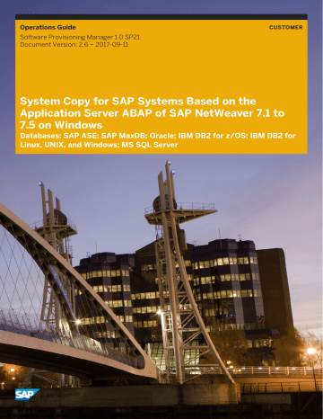 SAP system Operations Guide | Manualzz