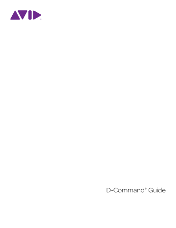 Avid D-Command User Guide | Manualzz