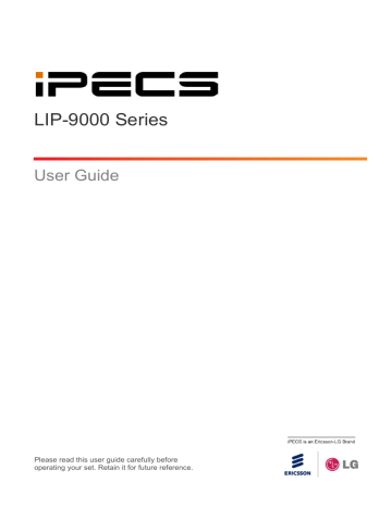 iPECS LIP-9040 User manual | Manualzz