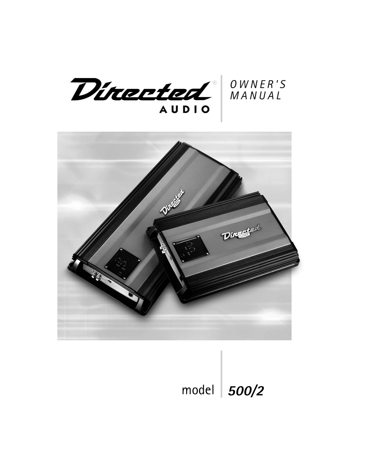 Directed Audio 500/2 Owner's Manual | Manualzz
