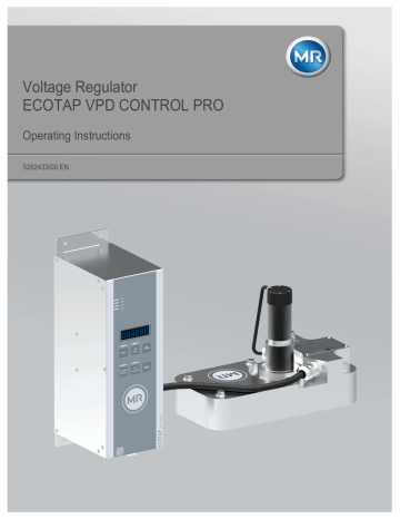 Voltage Regulator ECOTAP VPD CONTROL PRO | Manualzz