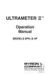 MYRON L ULTRAMETER II 6Pfc & 4P Operation Manual | Manualzz
