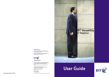 BT Versatility V Telephone User Guide | Manualzz