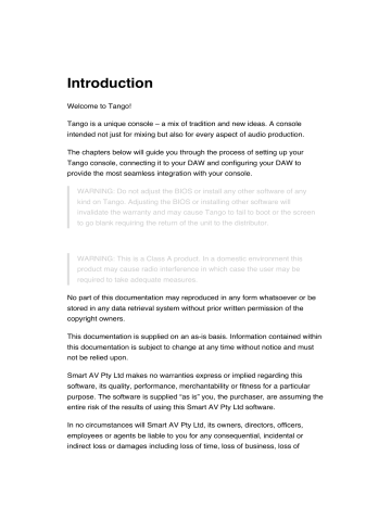 Smart AV Tango Installation Guide | Manualzz