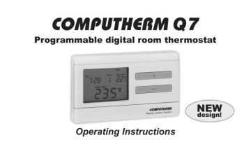 Computherm Q7 Operating Instructions Manual | Manualzz