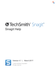 TechSmith Snagit Hotkeys Guide | AI Chat & PDF Access | Manualzz