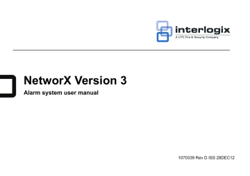 Interlogix NetworX Version 3 Alarm System User Manual | Manualzz