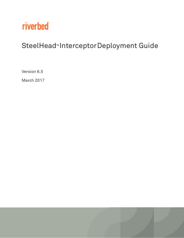 SteelHead Interceptor IC9350, IC9600 Deployment Guide | Manualzz