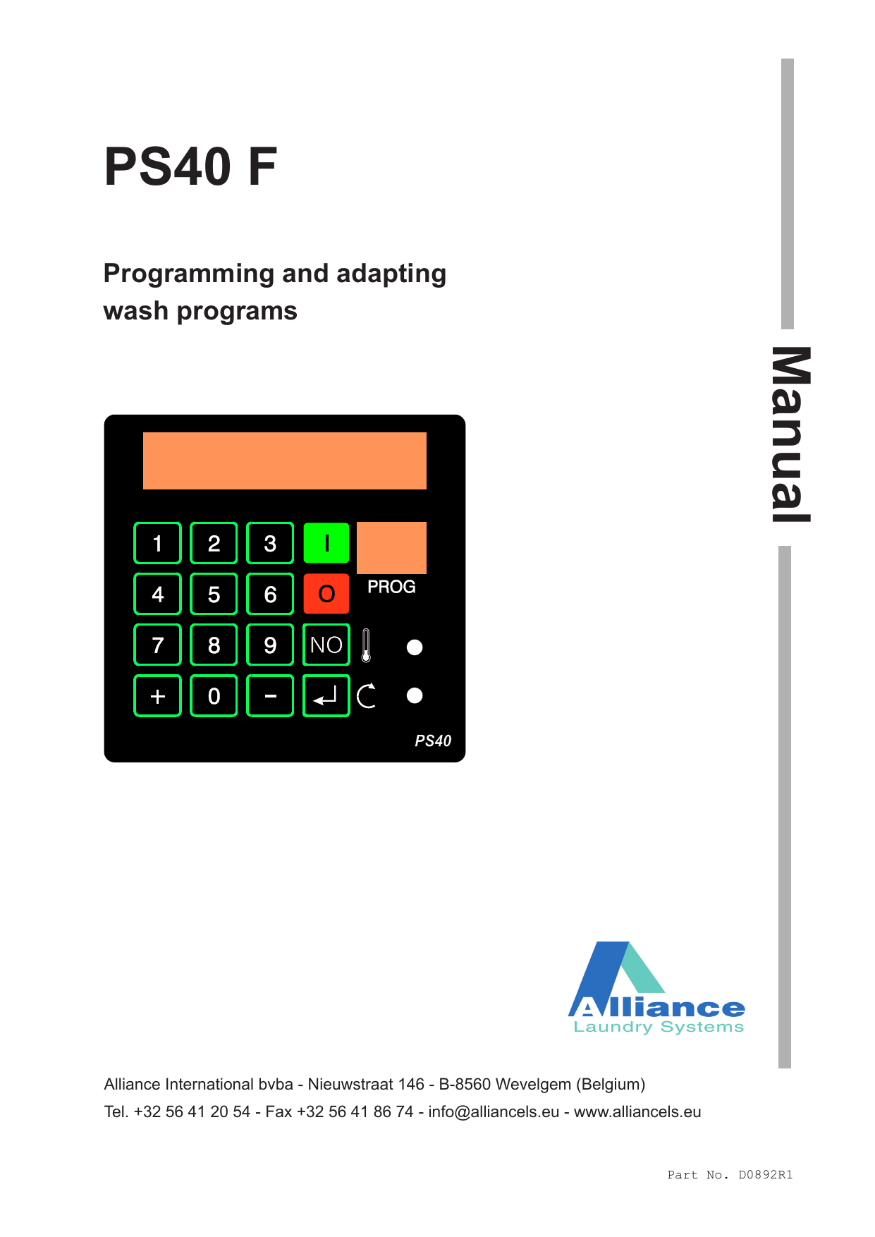 Ipso WFF65_PS40F Programming Manual | Manualzz
