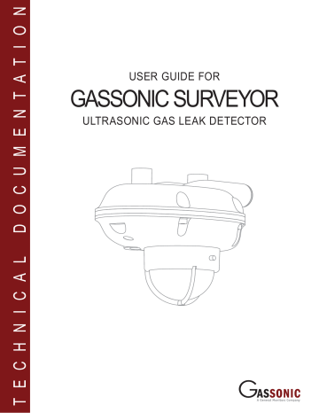 Gassonic Surveyor User Guide | Manualzz