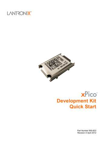 xPico Development Kit xPico Quick Start | Manualzz