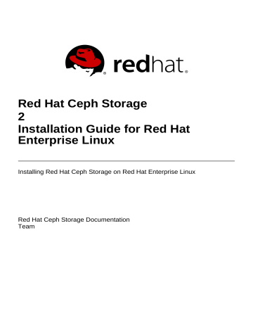Red Hat Ceph Storage 2 Installation Guide | Manualzz
