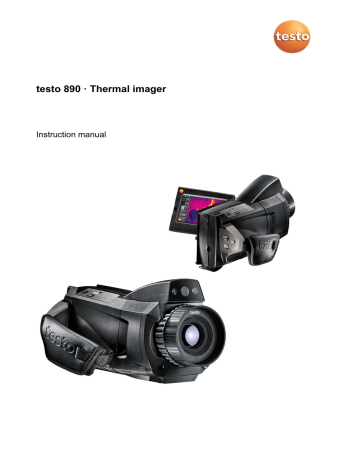 testo 890 890-1, testo 890 890-2 Thermal Imager Instruction Manual ...