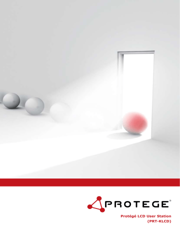 Protégé LCD User Station PRT-KLCD Datasheet | Manualzz