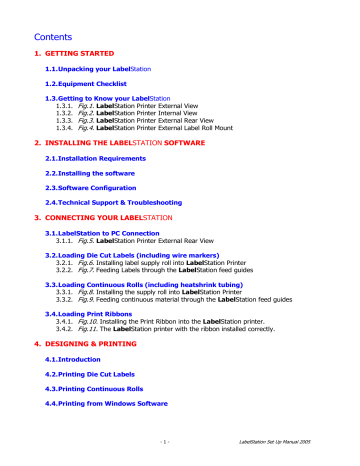 LabelStation Set Up Manual - Advanced Labelling Systems | Manualzz
