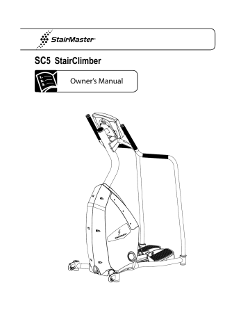 Stairmaster StairClimber 5 Owner's Manual | Manualzz