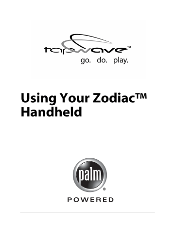 Zodiac handheld Zodiac User Manual | Manualzz