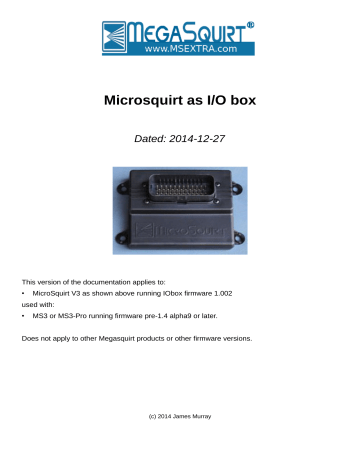 Microsquirt V3 IObox User Manual | Manualzz
