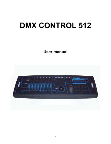 Ultimate DMX Control 512 User Manual | Manualzz