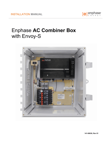 Enphase AC Combiner Box Envoy-S Installation Manual | Manualzz