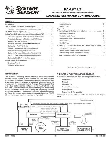 FAAST LT User Guide - System Sensor | Manualzz
