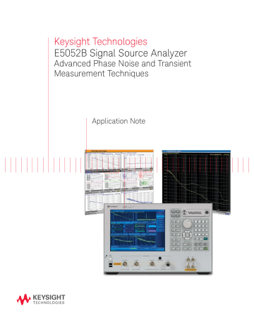 Keysight E5052B Signal Source Analyzer Application Note | Manualzz