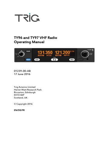 TY96 TY97 VHF Radio Operating Manual | Manualzz